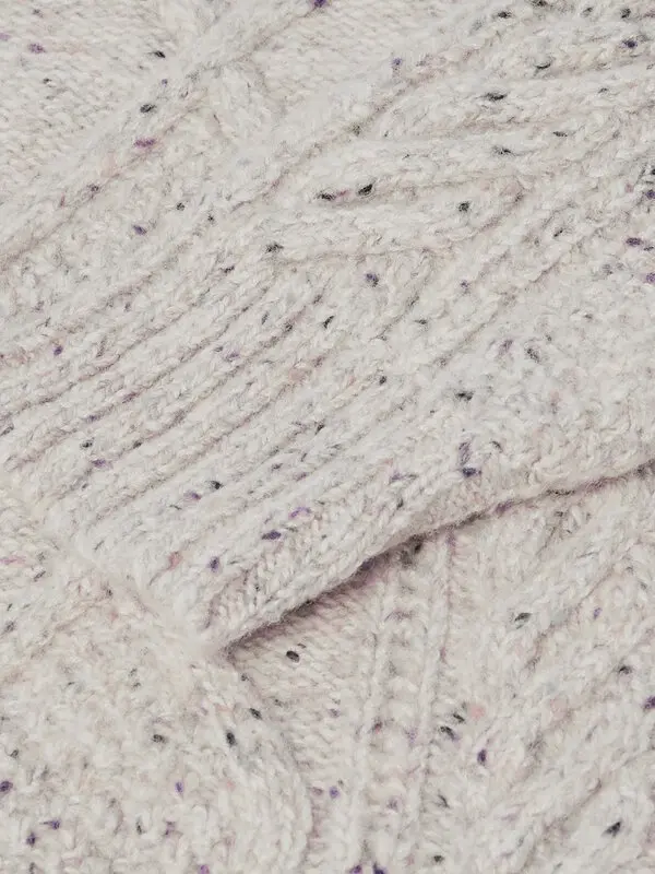 Purdey Cable-knit Cashmere Sweater