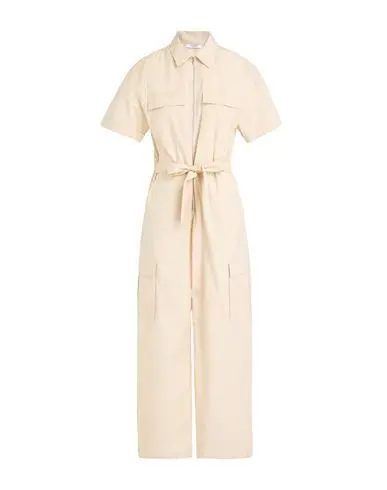 Peserico Solid Jumpsuit - Beige