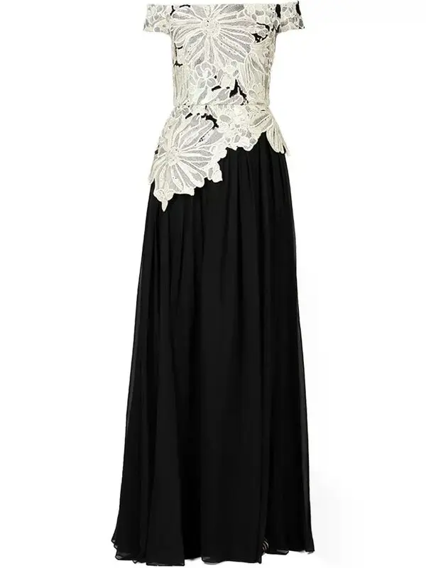 Elie Saab Sequin-embellished Off-shoulder Dress - Black