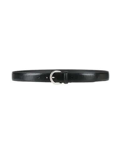 Boglioli Belt Chocolate Leather - Black
