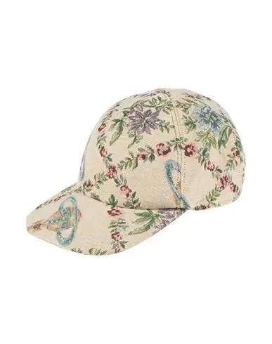 VIVIENNE WESTWOOD Floral Print Baseball Cap - Beige