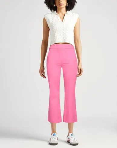 CARACTÈRE Cotton Elastane Cropped Flared Pants