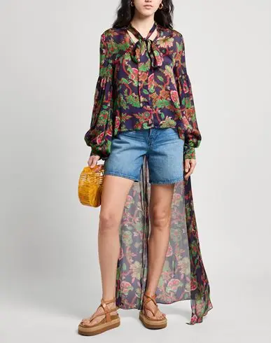 Givenchy Floral-print Silk Blouse