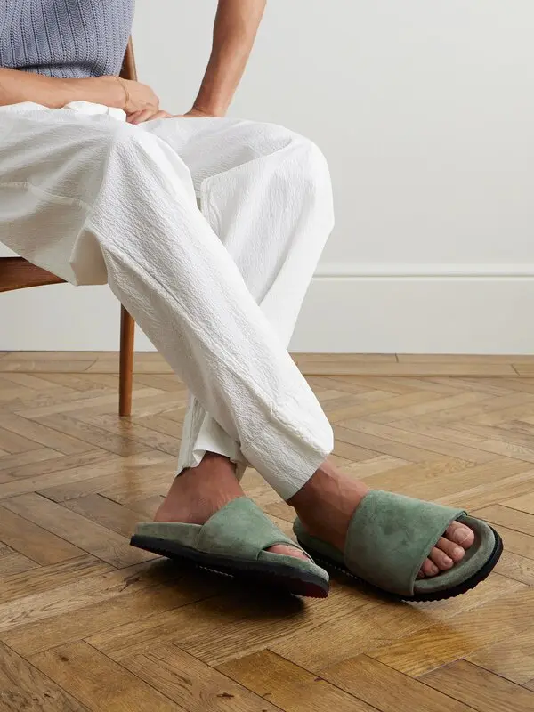 Mr P. David Regenerated Suede Evolo® Sandals