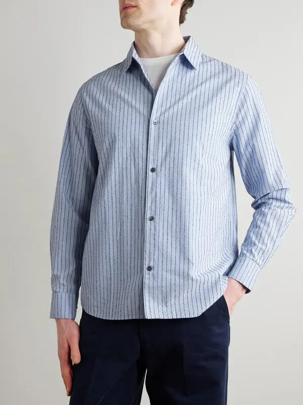 Mr P. Striped Cotton-blend Shirt