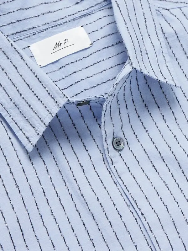 Mr P. Striped Cotton-blend Shirt