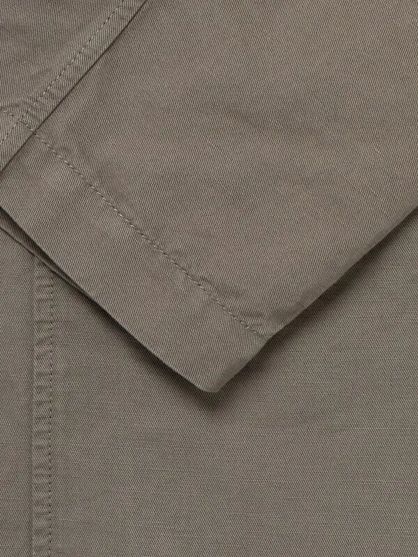 Mr P. Unstructured Garment-dyed Organic Cotton And Linen-blend Suit Jacket