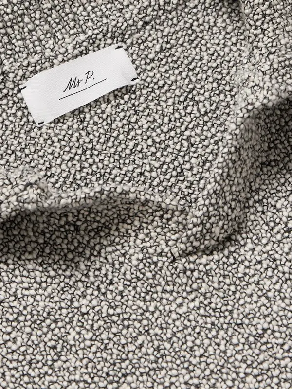 Mr P. Organic Cotton-bouclé Polo Shirt