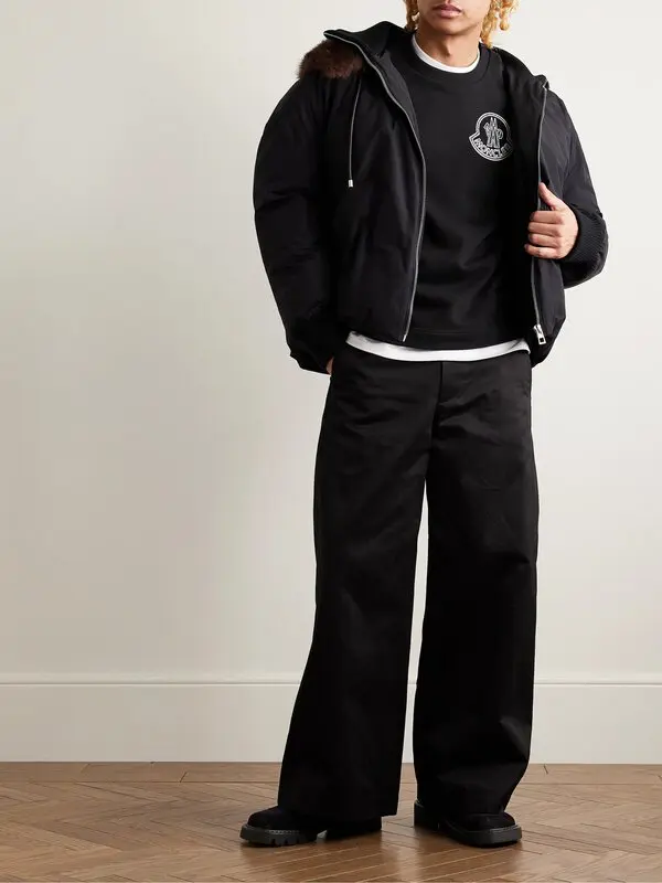 Moncler Logo-print Cotton-jersey Sweatshirt