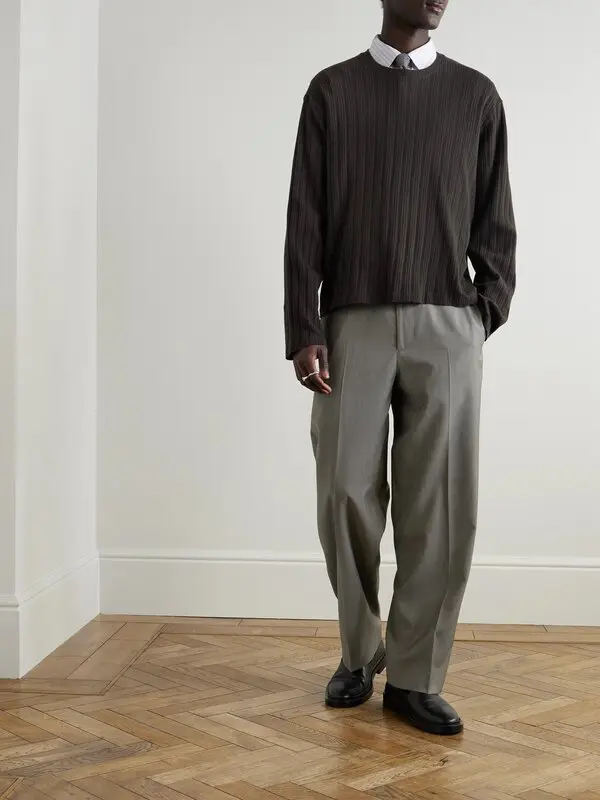 MFPEN Study Straight-leg Wool-twill Trousers