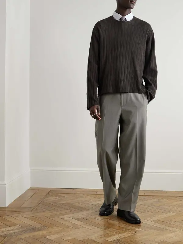 MFPEN Study Straight-leg Wool-twill Trousers