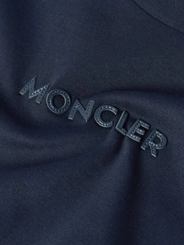 Moncler Logo-appliquéd Cotton-jersey T-shirt