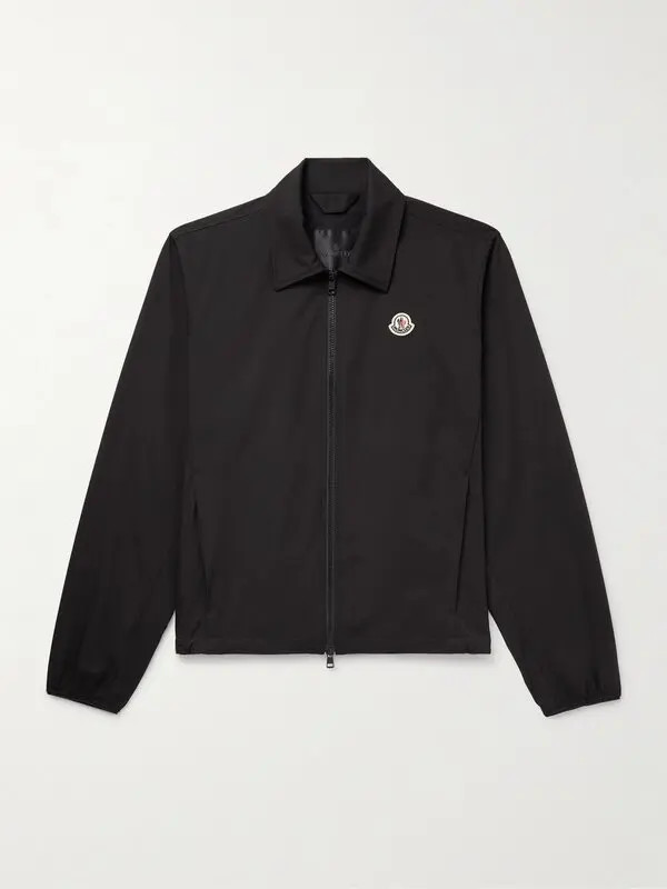 Moncler Evandro Logo-appliquéd Shell Jacket - Black
