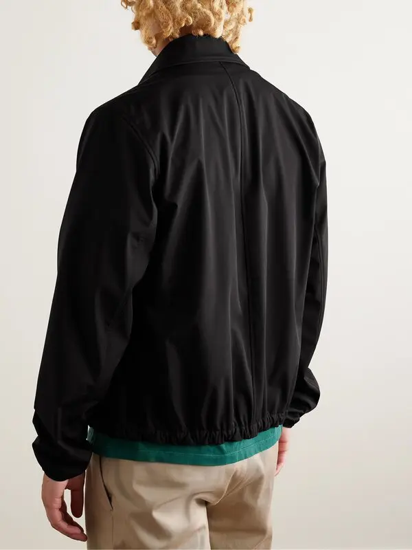 Moncler Evandro Logo-appliquéd Shell Jacket - Black