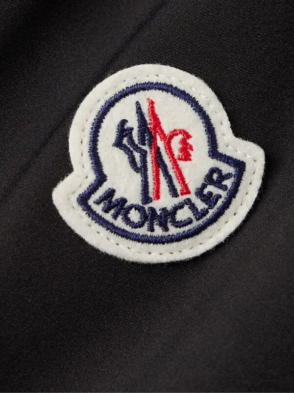 Moncler Evandro Logo-appliquéd Shell Jacket - Black