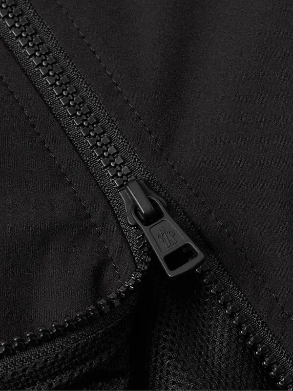 Moncler Evandro Logo-appliquéd Shell Jacket - Black