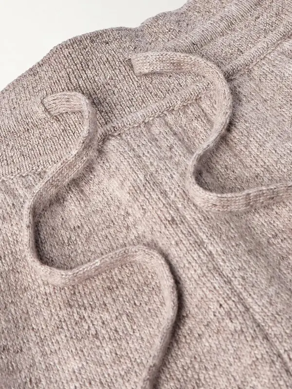 Loro Piana Tapered Linen And Cashmere-blend Sweatpants
