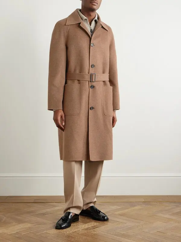 Loro Piana Owen Belted Rain System® Cashmere Coat