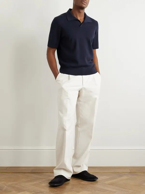 Loro Piana Wish® Wool Polo Shirt