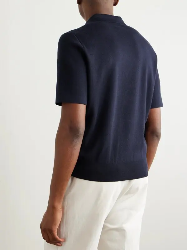 Loro Piana Wish® Wool Polo Shirt