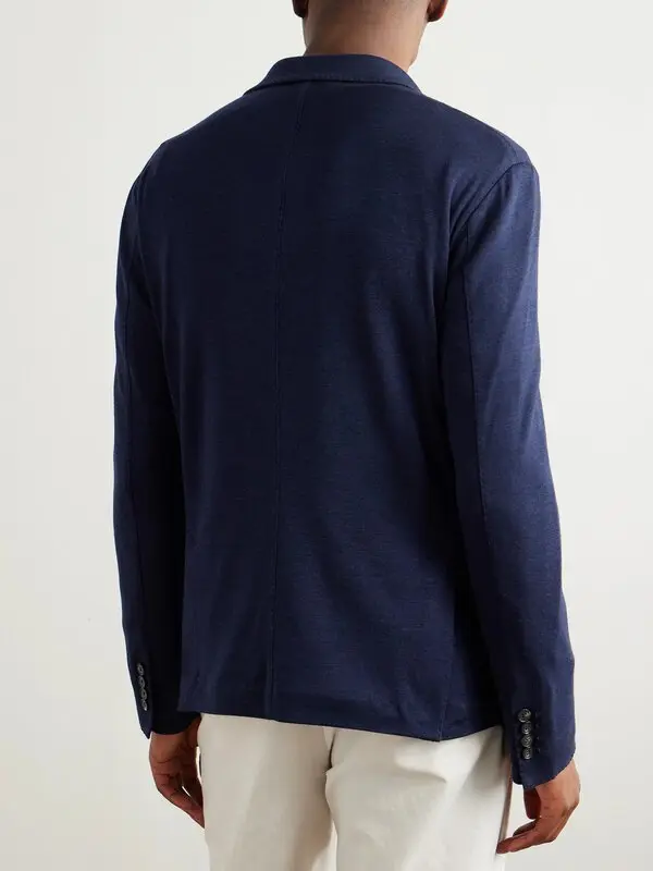 Loro Piana Cashmere And Silk-blend Blazer - Blue