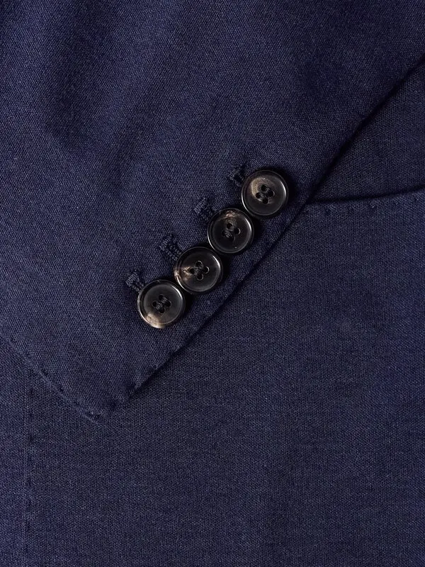 Loro Piana Cashmere And Silk-blend Blazer - Blue