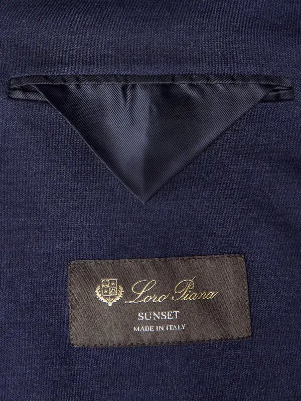 Loro Piana Cashmere And Silk-blend Blazer - Blue