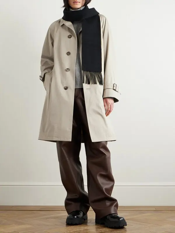 Burberry Belted Cotton-gabardine Trench Coat