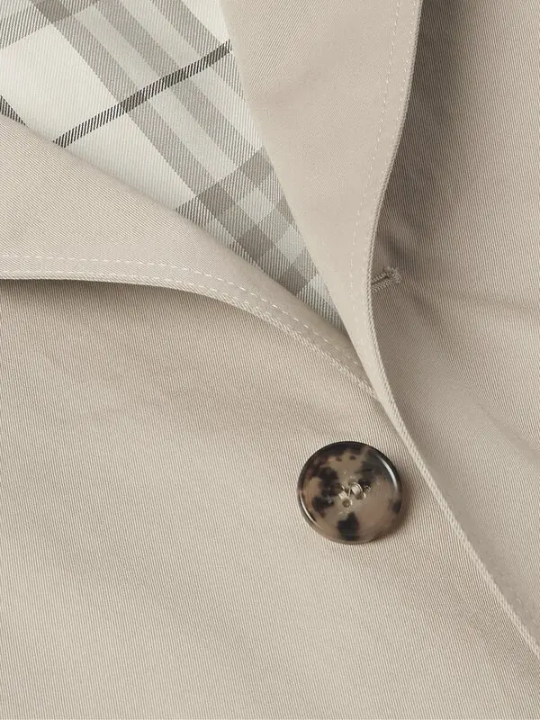 Burberry Belted Cotton-gabardine Trench Coat