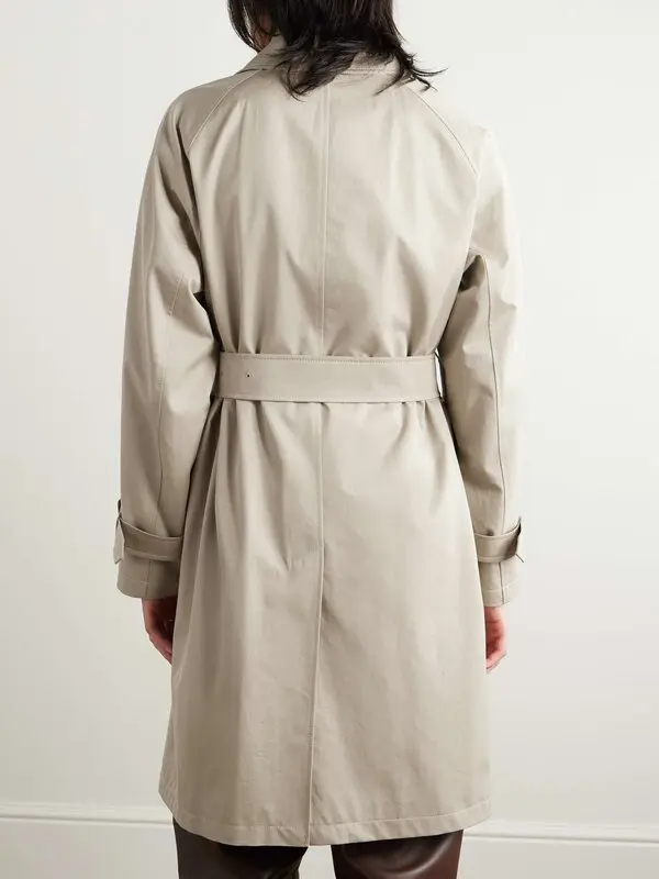 Burberry Belted Cotton-gabardine Trench Coat