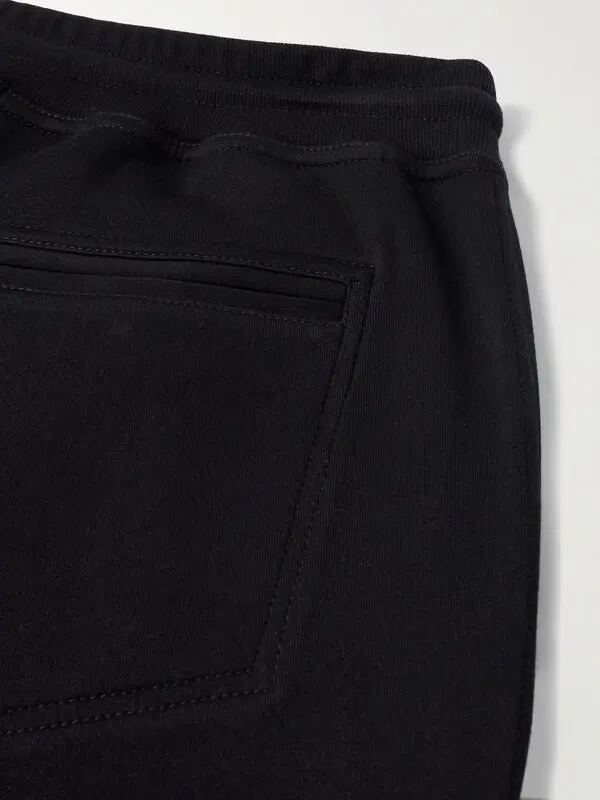 Brunello Cucinelli Straight-leg Cotton-blend Jersey Drawstring Shorts