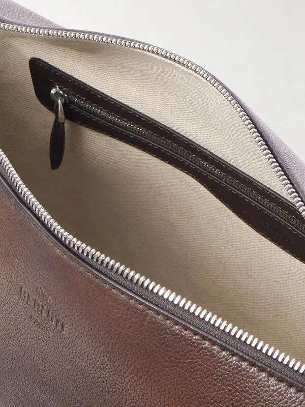 Berluti Toujours Scritto Venezia Leather Messenger Bag