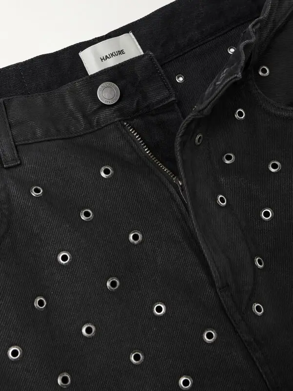 HAIKURE Bonnie Embellished Straight-leg Jeans