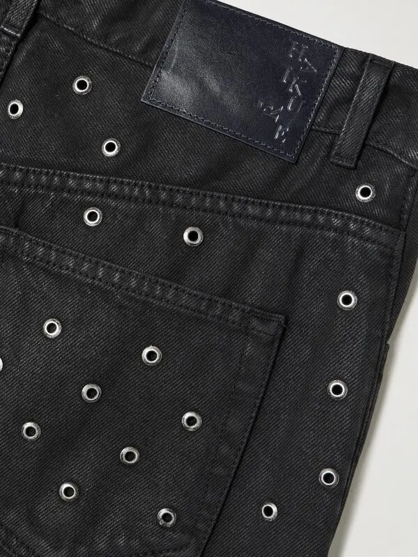 HAIKURE Bonnie Embellished Straight-leg Jeans