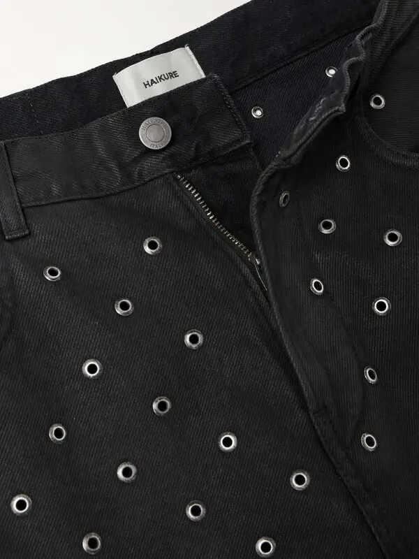 HAIKURE Bonnie Embellished Straight-leg Jeans