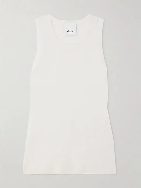 ALLUDE Cashmere Tank - Neutrals