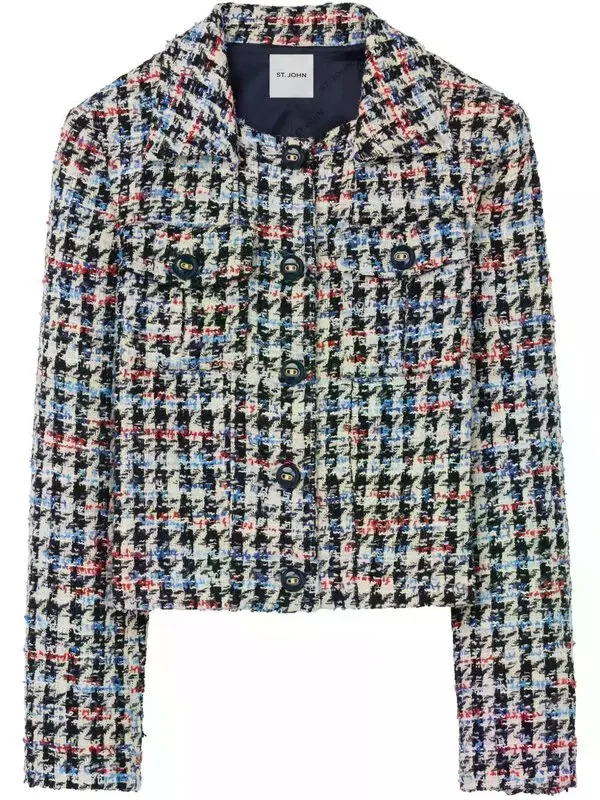St. John Houndstooth Jacket