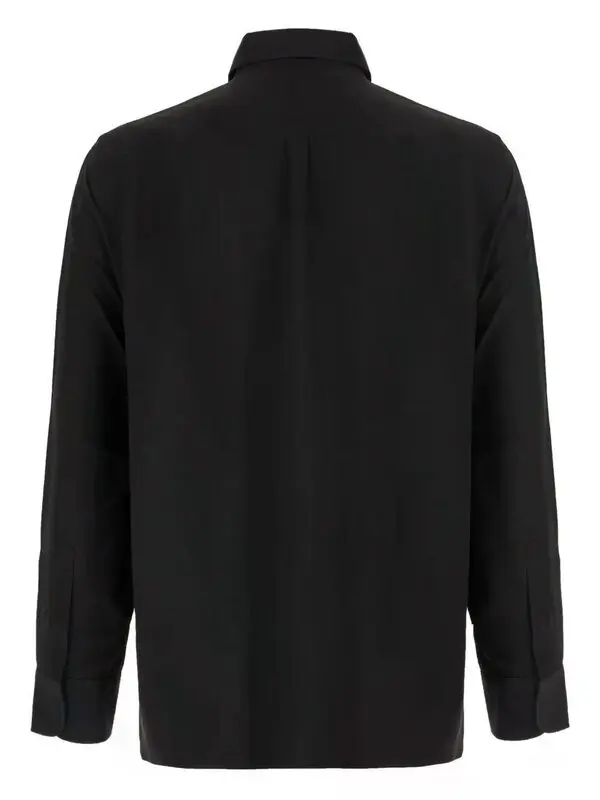 Givenchy Pleated-bib Silk Shirt