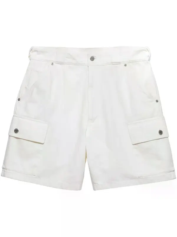 Prada Triangle-logo Shorts