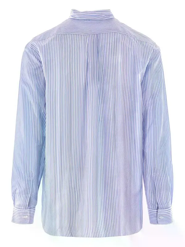 Comme Des Garçons Striped Shirt - Blue