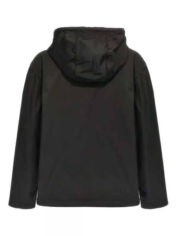 Moncler Cassiopea Drawstring Hooded Coat - Black