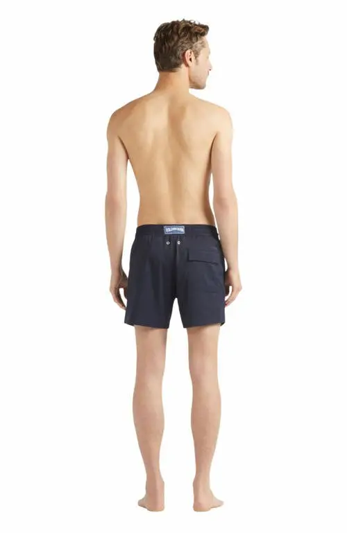 Vilebrequin Dad And Son Stretch Swim Shorts - Bleu Marine