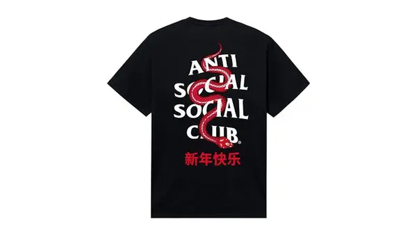 ANTI SOCIAL SOCIAL CLUB Year Of The Snake Wisdom Tee Shirt