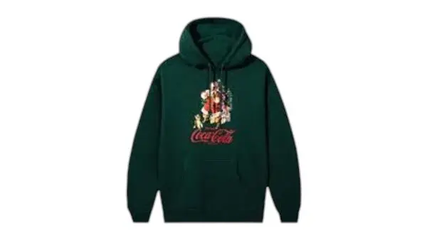 ANTI SOCIAL SOCIAL CLUB X Cocacola Santa Hoodie - Green