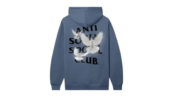 ANTI SOCIAL SOCIAL CLUB Appreciate Life Hoodie - Storm Blue