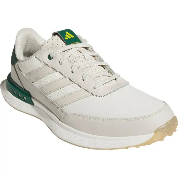 Adidas S2g 24 Waterproof Leather Spikeless Golf Shoe - Owhite/alu