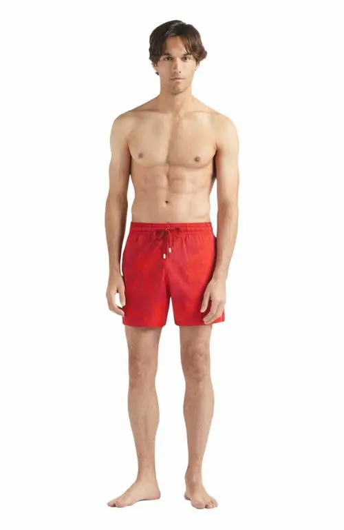 Vilebrequin Flower Power Stretch Swim Shorts - Lipstick