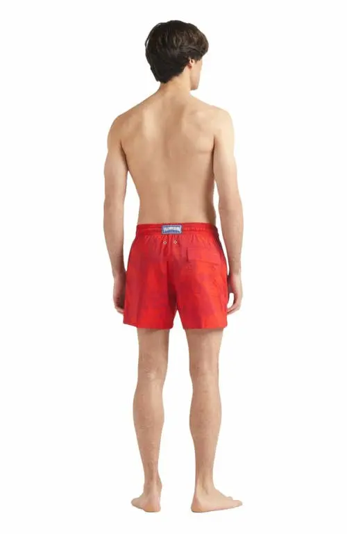 Vilebrequin Flower Power Stretch Swim Shorts - Lipstick