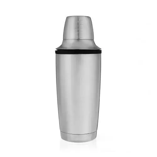 VISKI Alchemi Vacuum Insulated Cocktail Shaker In Stainless Steel - Silver