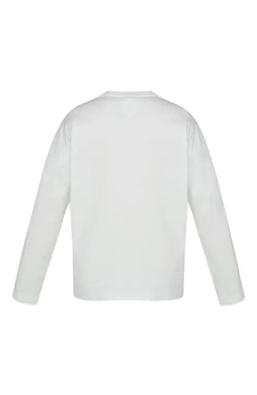 Mcm Essential Laurel Logo Shirt In Organic Cotton - White